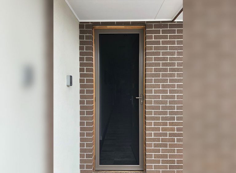Security One-Way Mesh Door Hinged/Sliding Custom Size Available - Security screen, flyscreen ...