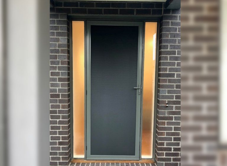 Security One-Way Mesh Door Hinged/Sliding Custom Size Available - Security screen, flyscreen ...